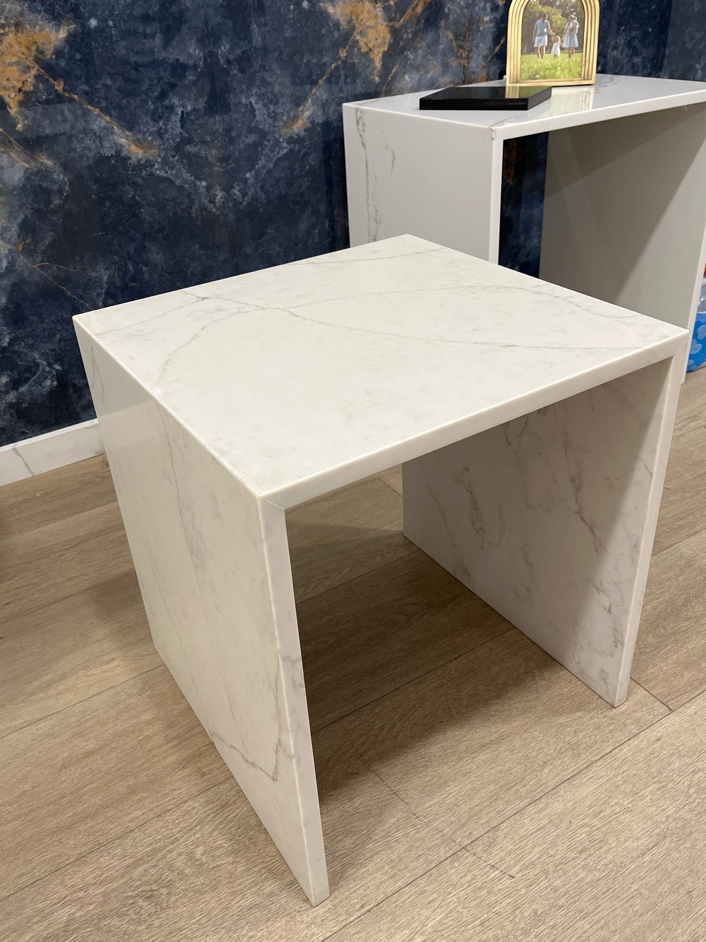 Small Quartz End Table/ Coffee Table - Etsy