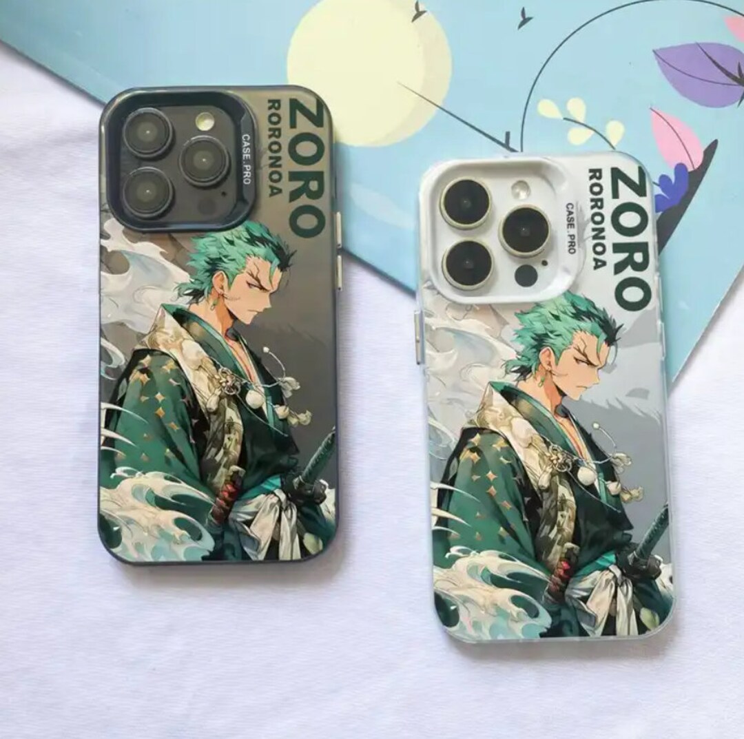 One Piece Anime iPhone Case Zoro Shockproof Design for iPhone 13, 14 ...