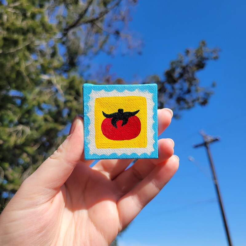 Tomato Stamp - Etsy