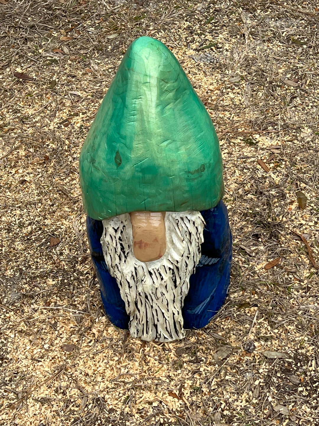 Chainsaw Carved Wizard Ghome - Etsy