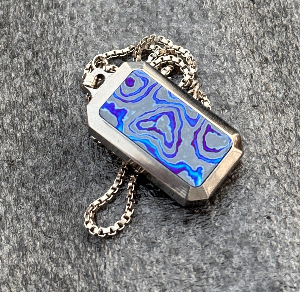 Zircuti Titanium Dog Tag Pendant Personalize Gift Wedding Gift for Him ...