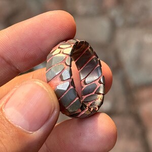 Super Conductor Acid Etched Ring | Deep Pattern | High End Ring ...