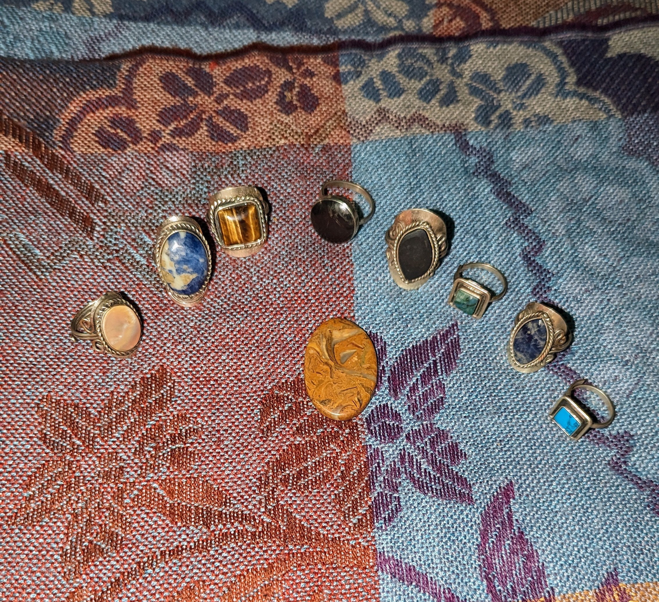 Handmade Rings ( Stones From Peru) - Etsy