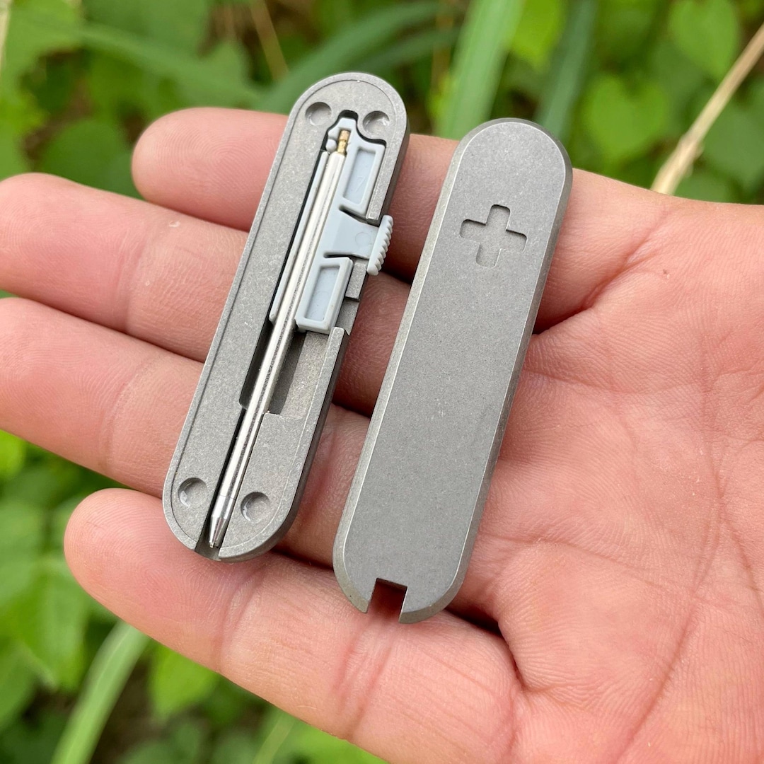 Gray Stonewash Titanium Replacement Scales for 58mm Swiss Army SAK - Etsy