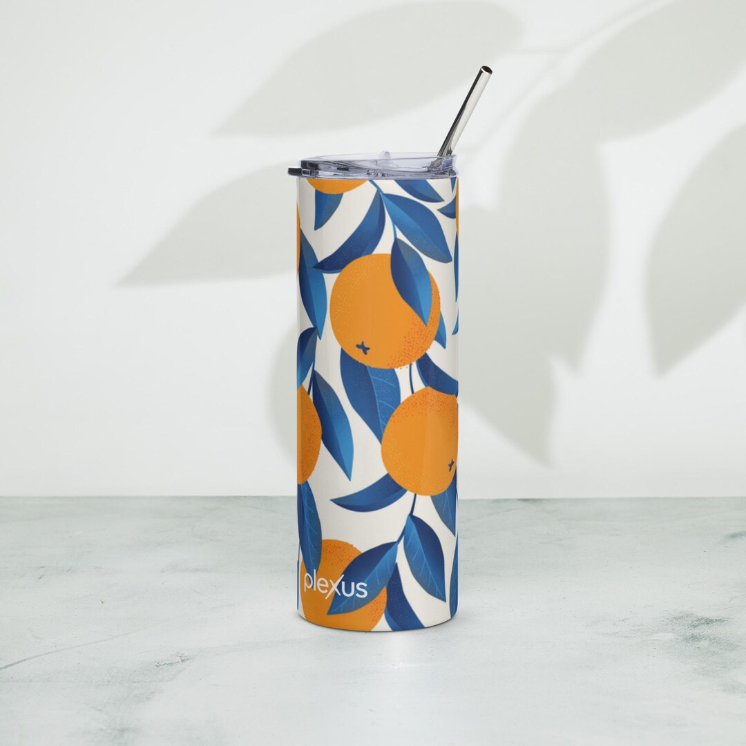Bright Retro Orange Plexus Stainless Steel Tumbler - Etsy