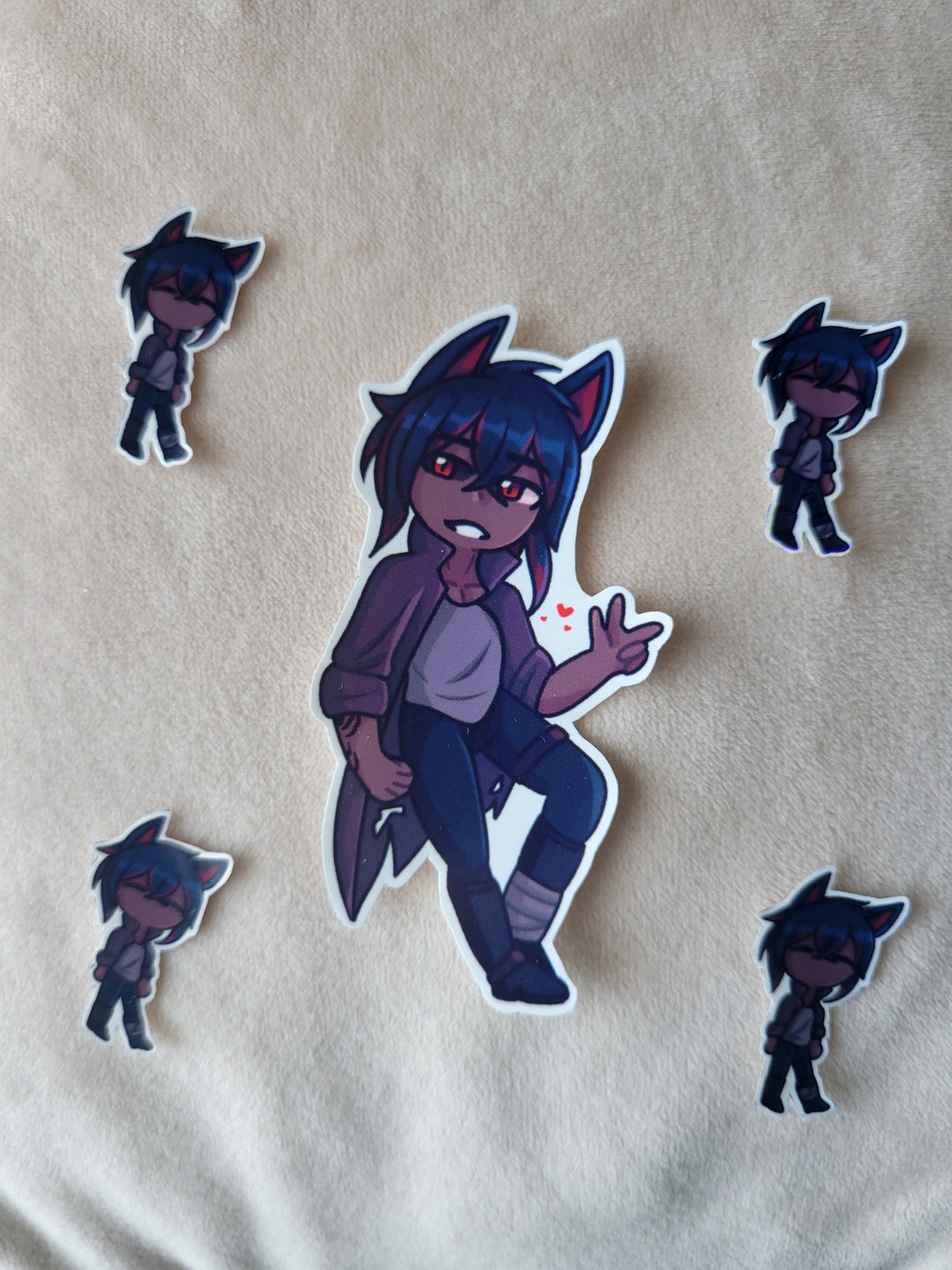 Vtuber Hellwolf353 Sticker Set - Etsy