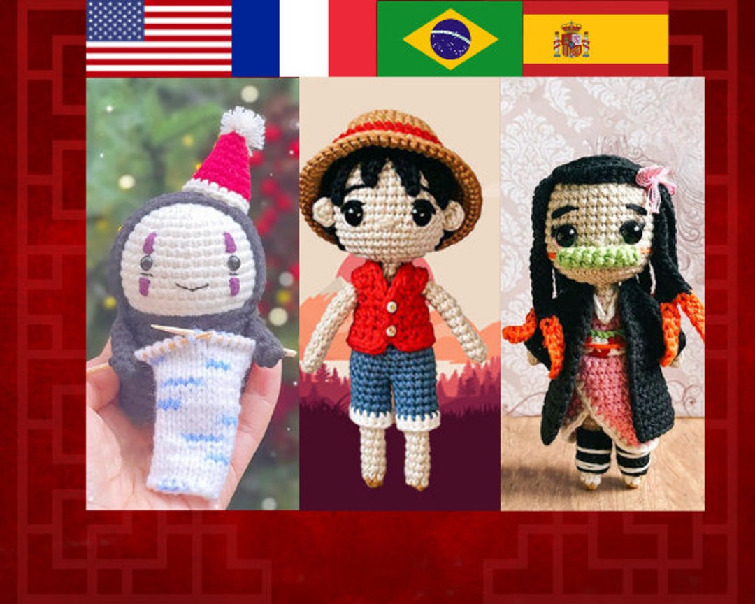 BUNDLE Anime Manga Crochet Pattern/ BUNDLE Anime Crochet Pattern ...
