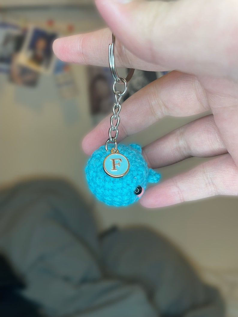 Couples Magnetic Cute Whale Amigurumi Whale Keychain Cute Best Friend ...