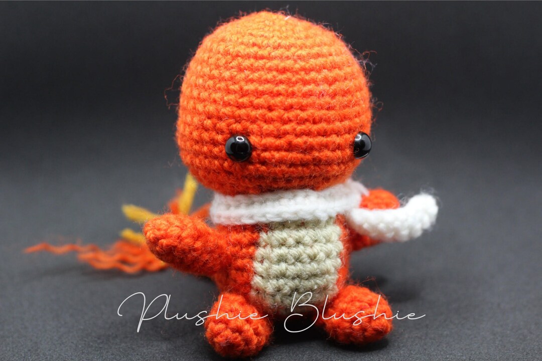 Charmander Plushie Pokémon Charmander Amigurumi Charmander Crochet ...