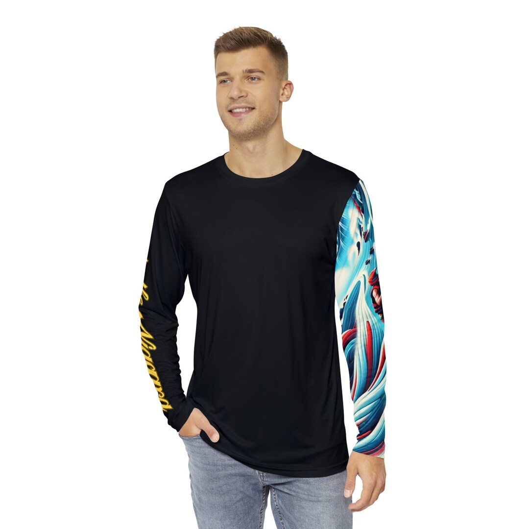 Jet Ski Shirt, Rash Guard Shirt, Under PFD Vest, Graphic Long Sleeve ...