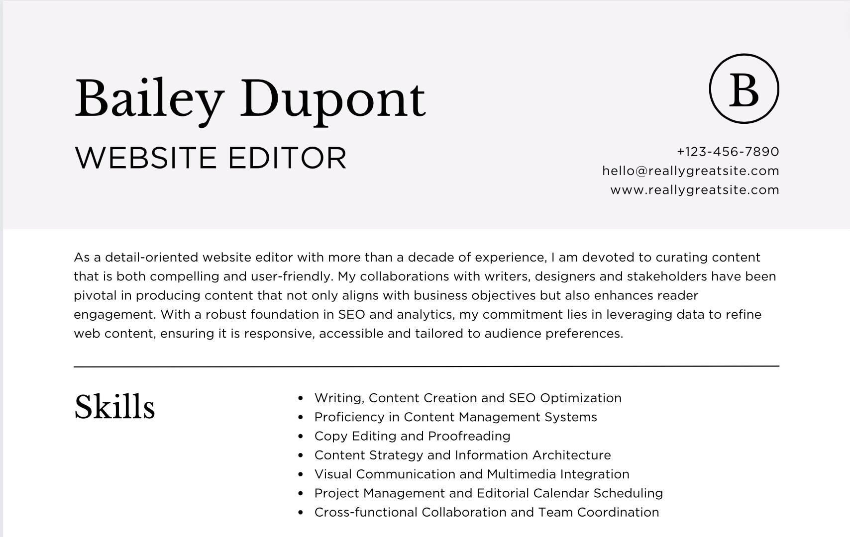 Digital and Printable CV Template, Fully Editable and Personalisable - Etsy