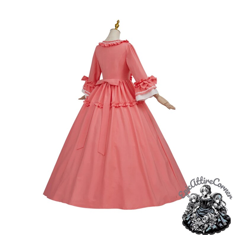 18th Century Pink Rococo Dress, Victorian Marie Antoinette Ball Gown ...