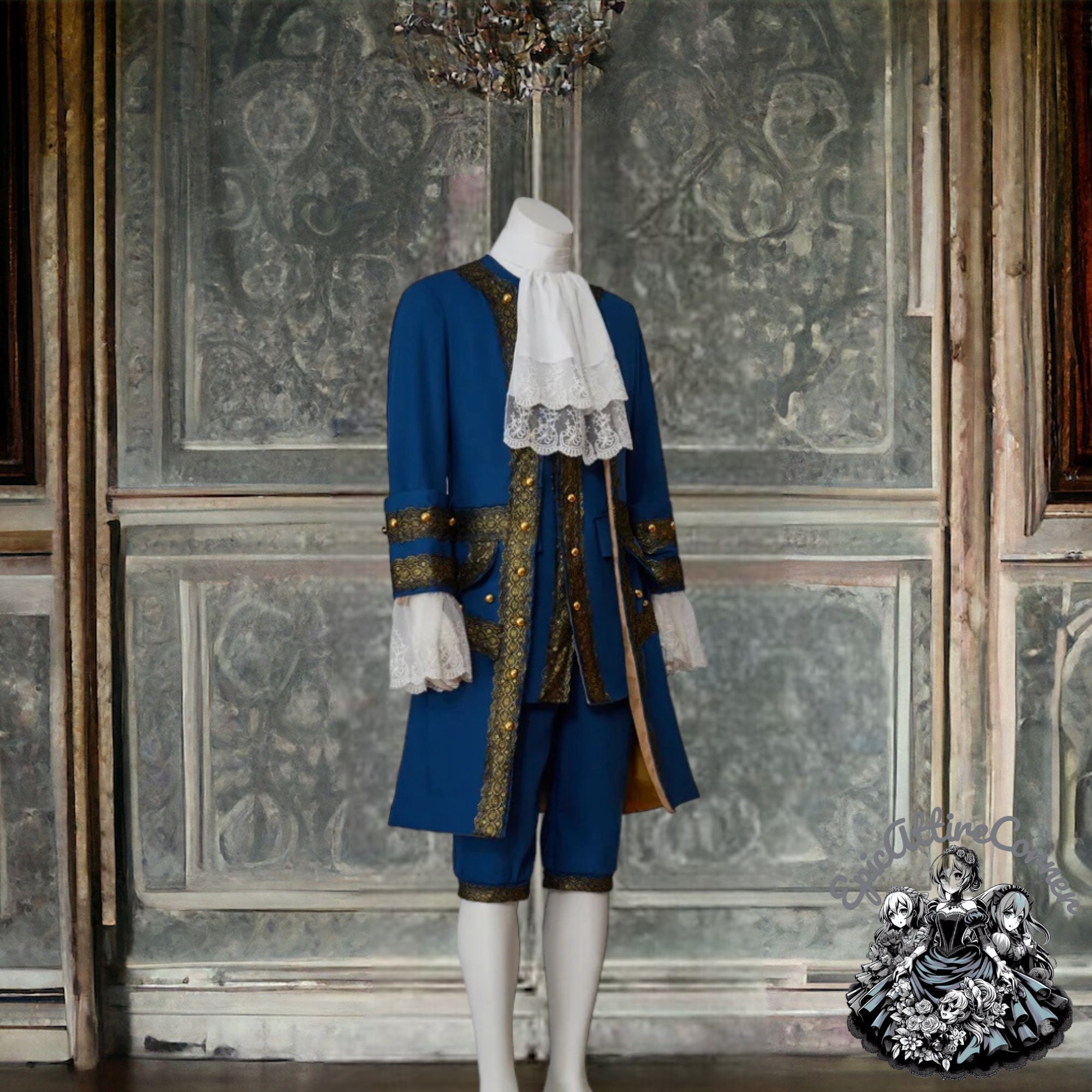 18th Century Men's Costume, Historical Men's Suit, Vintage Colonial ...