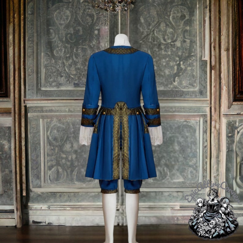 18th Century Men's Costume, Historical Men's Suit, Vintage Colonial ...