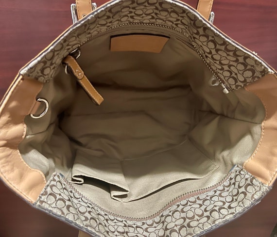 Beautiful Vintage Coach Monogram Tote Bag - Gem