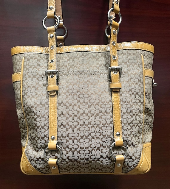 Beautiful Vintage Coach Monogram Tote Bag - Gem