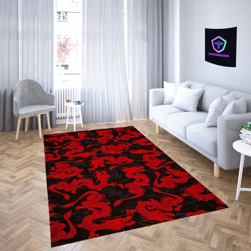 Dragon Rug - Etsy