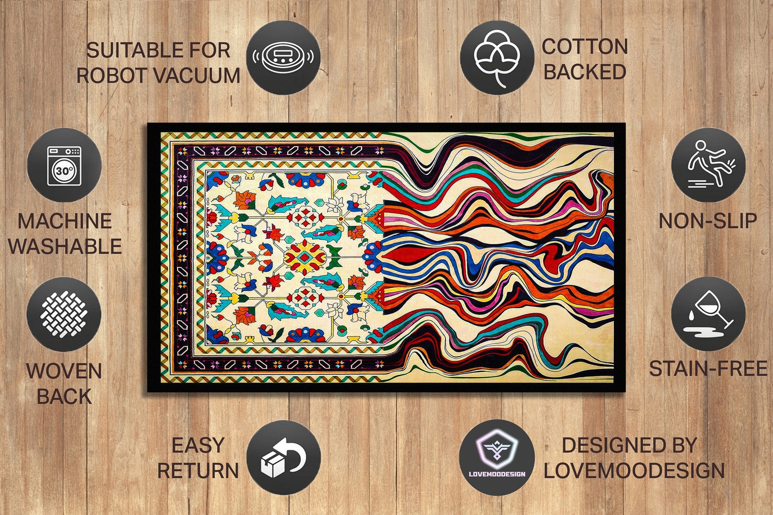 Popcorn Rug: Cinema Room Decor, Movie Night Carpet - Etsy
