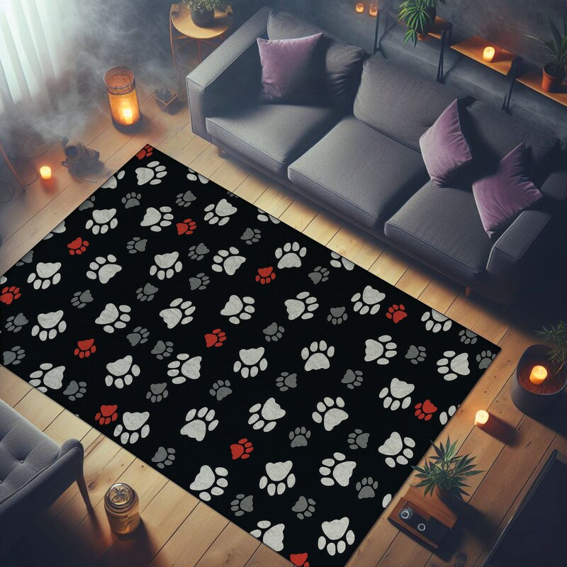 Paw Rug - Etsy