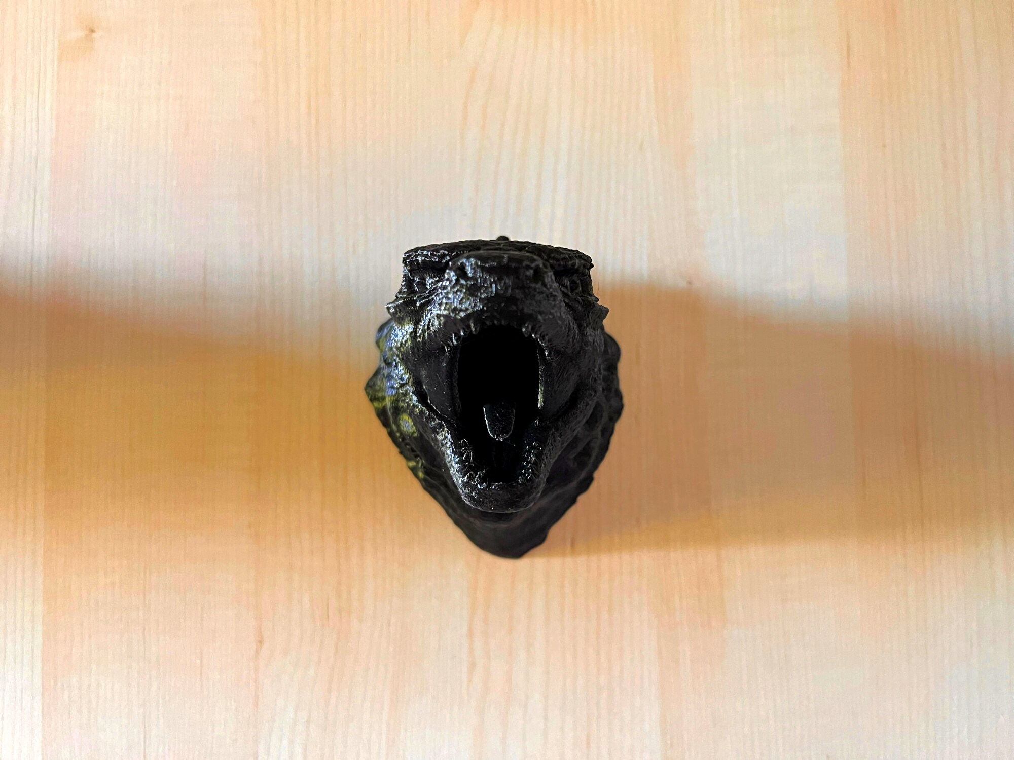 Godzilla Figurine Wall Mounted Headphone Holder or Sculpture - Etsy