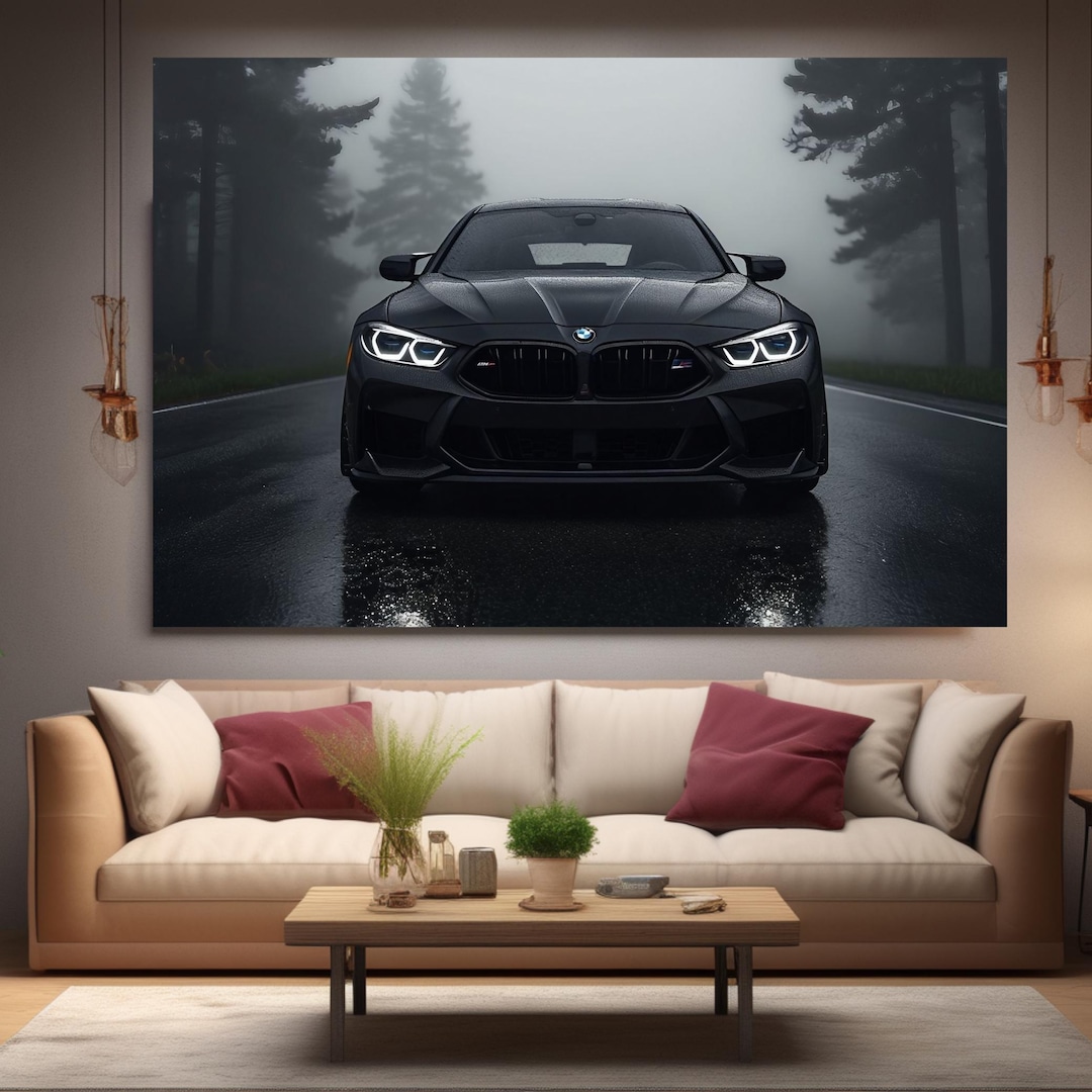 BMW Canvas Wall Art for Wall Decor / BMW Poster / Car Canvas Print for ...