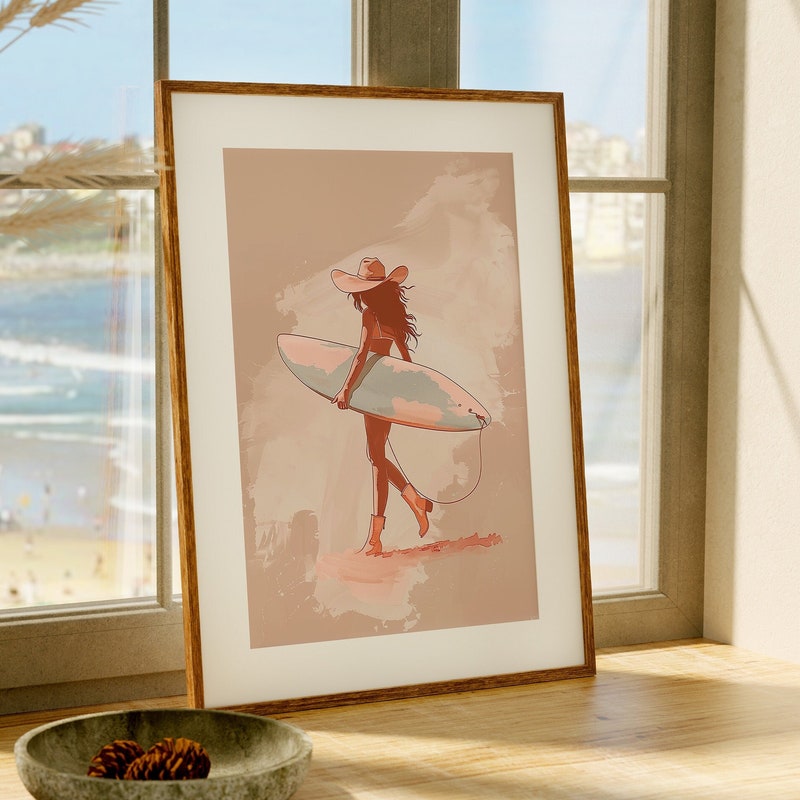 Vintage Surf Print - Etsy