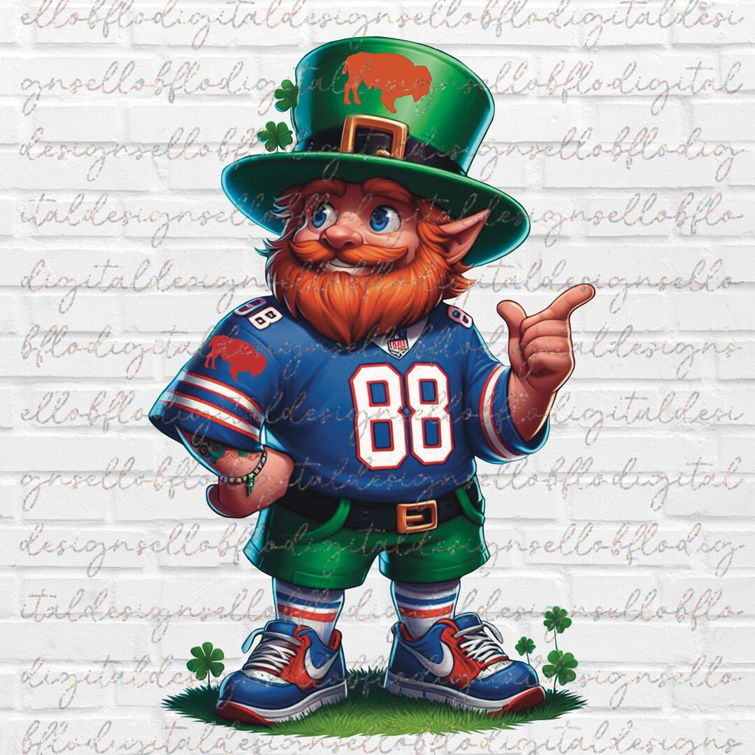 Buffalo Leprechaun St Patricks Day Png Buffalo St Patricks Day Shirt ...