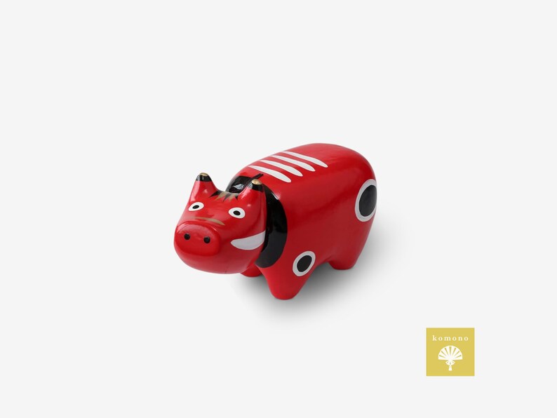 Red Cow Ornament "akabeko" | Traditional Toy From the Aizu Region | Japanese Traditional Toy ...