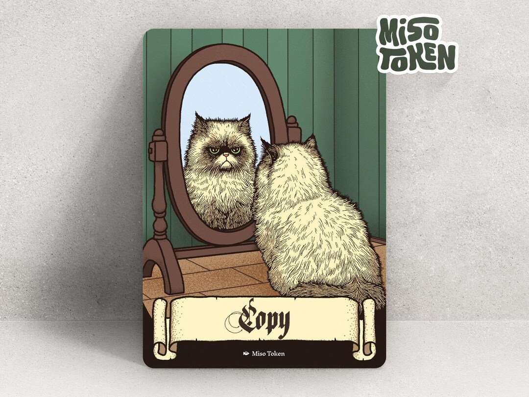 Copy Cat Token for MTG Magic the Gathering - Etsy