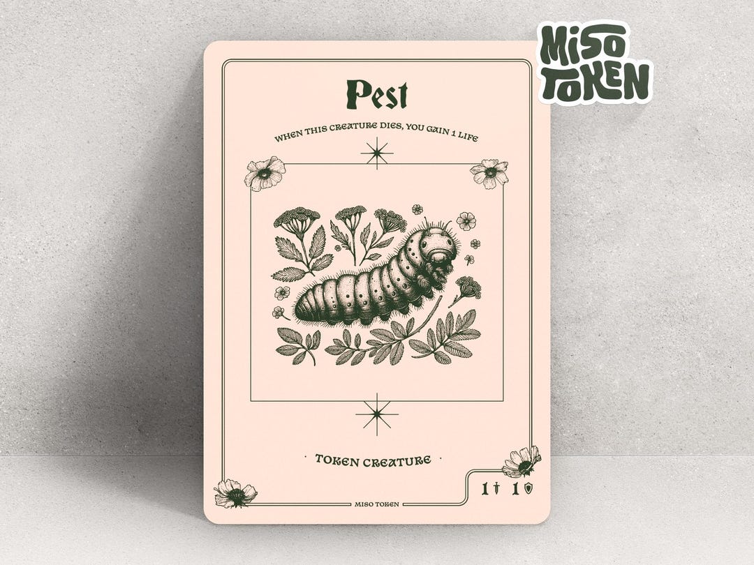 Pest Token for MTG Magic the Gathering - Etsy