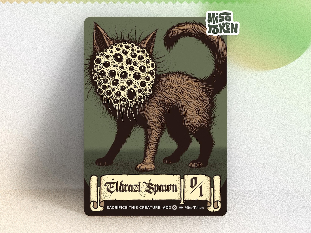 Eldrazi Spawn Token for MTG Magic - Etsy