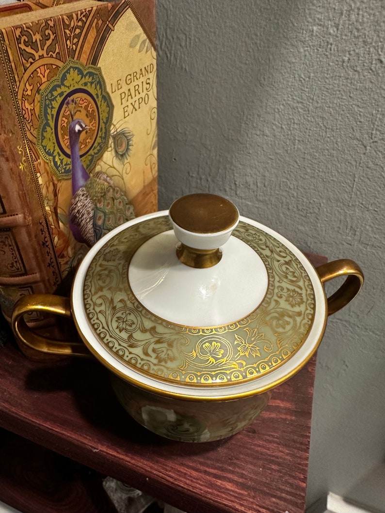 MAKE A CANDLE Beautiful Vintage Sanyo China of Japan Versailles Pattern ...