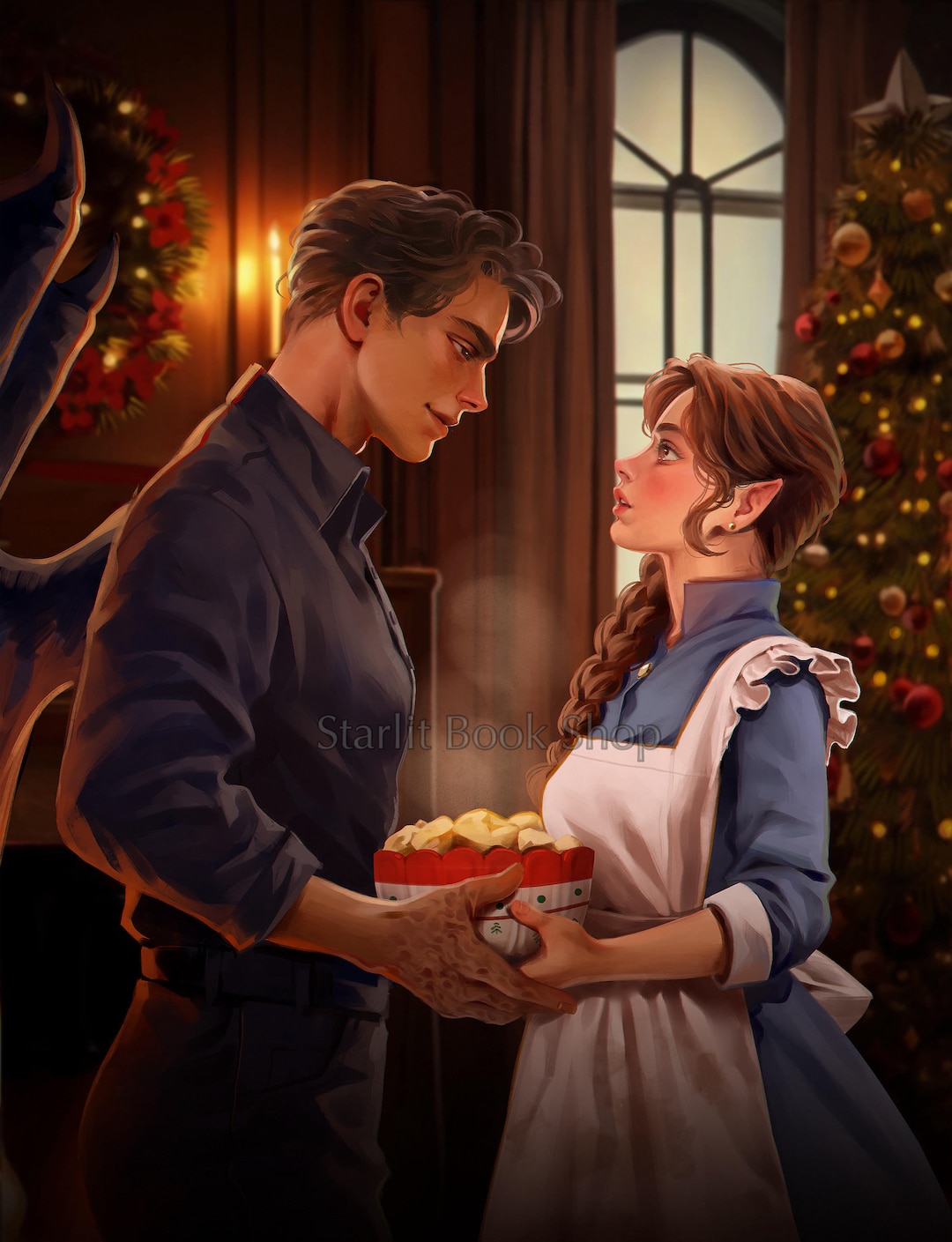 Elain X Azriel 5x7 Print ACOTAR by Sarah J. Maas - Etsy