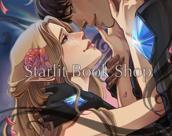 Officially Licensed Elain X Azriel 5x7 Print ACOTAR by Sarah J. Maas - Etsy