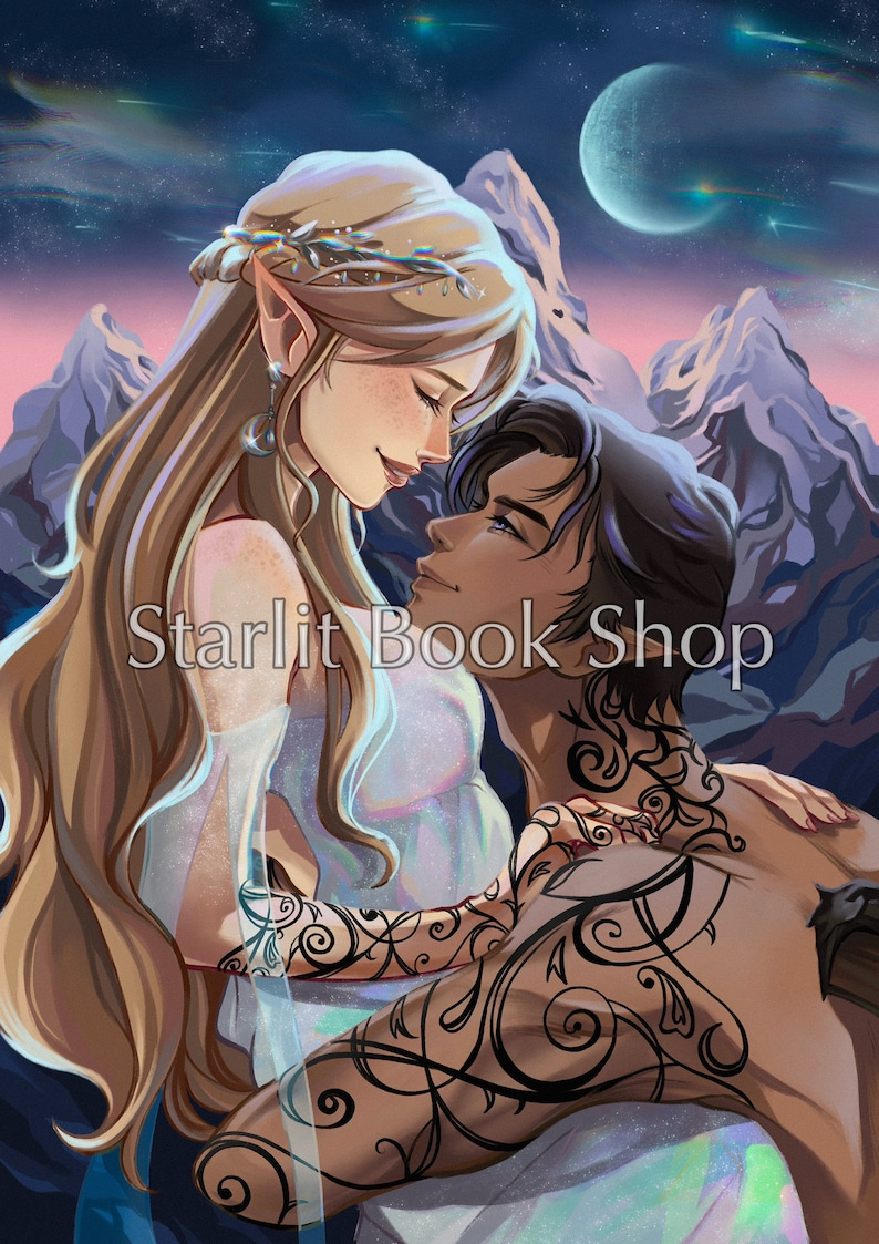 Officially Licensed Feyre X Rhysand 5x7 Print ACOTAR by Sarah J. Maas - Etsy