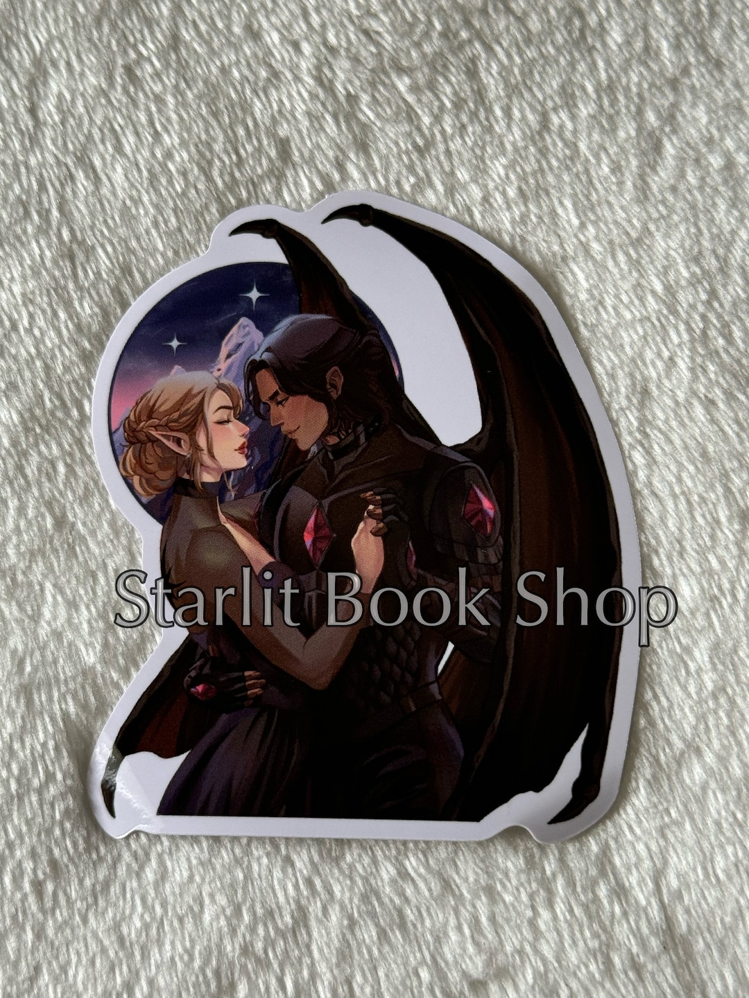 Officially Licensed Nesta X Cassian (nessian) 3 Inch Sticker - ACOTAR ...