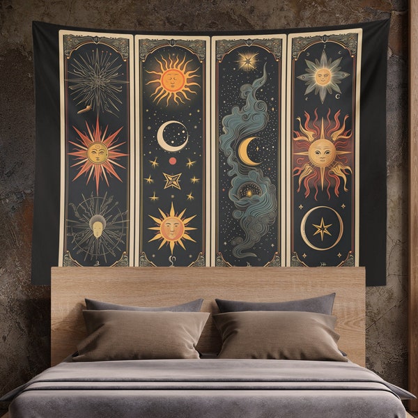 Sun and Moon Tapestry - Etsy