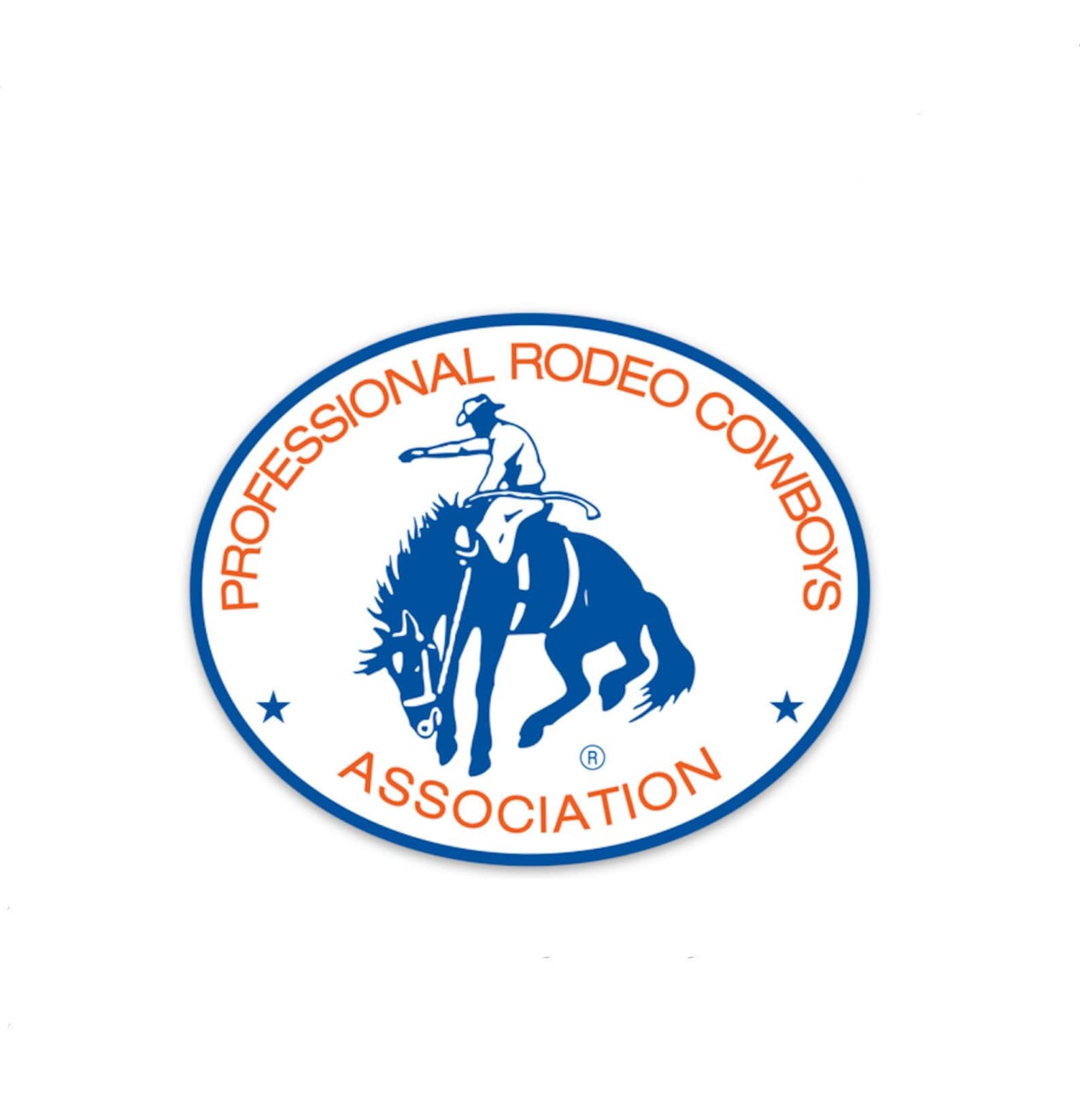 PRCA Pro Rodeo Oval Sticker/decal - Etsy