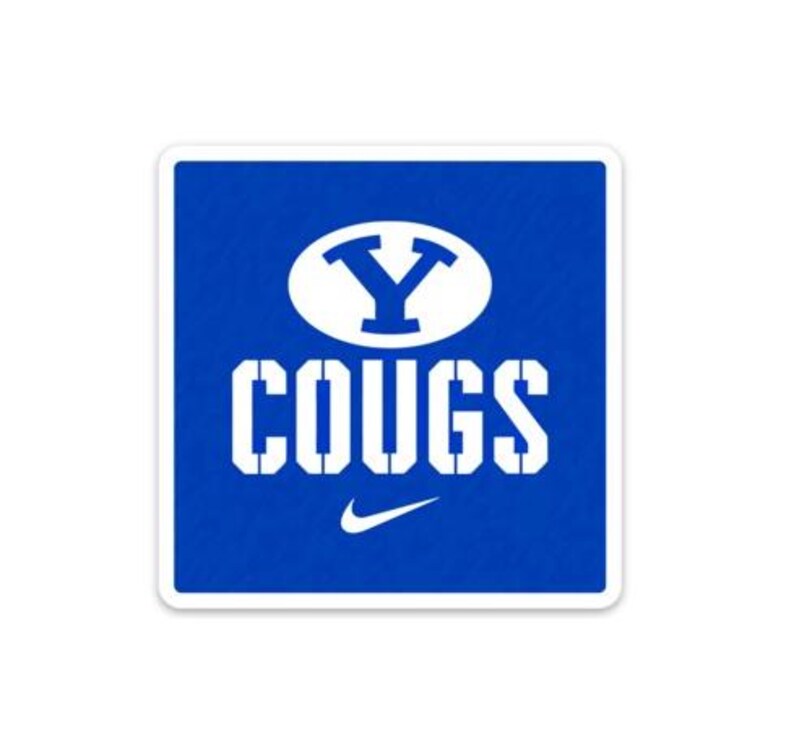 BYU Cougars Sticker / Decal - Etsy