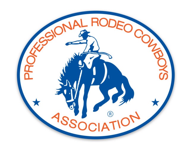PRCA Pro Rodeo Oval Sticker/decal - Etsy