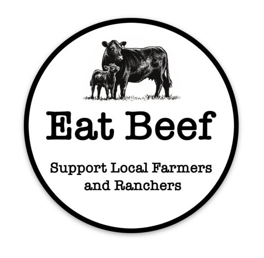 Eat Beef / Support Local Ranchers Sticker - Etsy