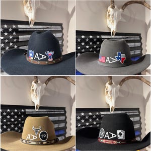 Cowboy Hat Patches / Stickers - Etsy
