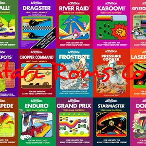 Atari 2600 Ultimate Roms Collection Boxart - Etsy
