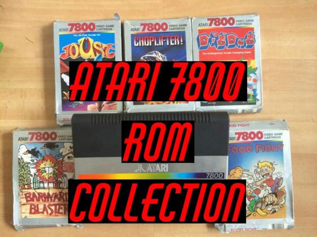 Atari 7800 Ultimate Roms Collection Boxart - Etsy