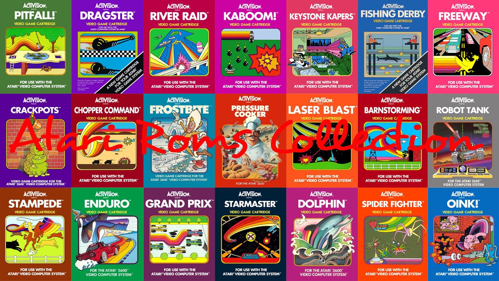 Atari 2600 Ultimate Roms Collection Boxart - Etsy