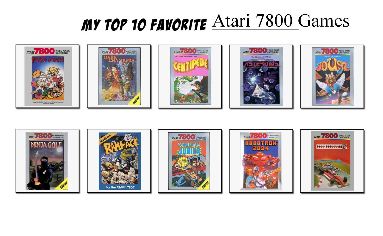 Atari 7800 Ultimate Roms Collection Boxart - Etsy