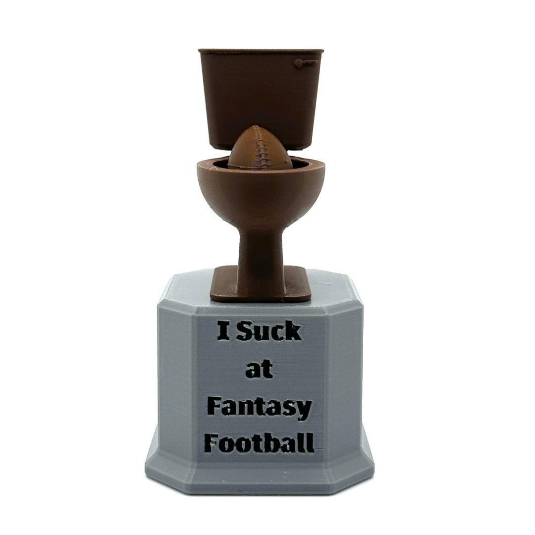 Toilet Trophy - Last Place Fantasy Football - Etsy