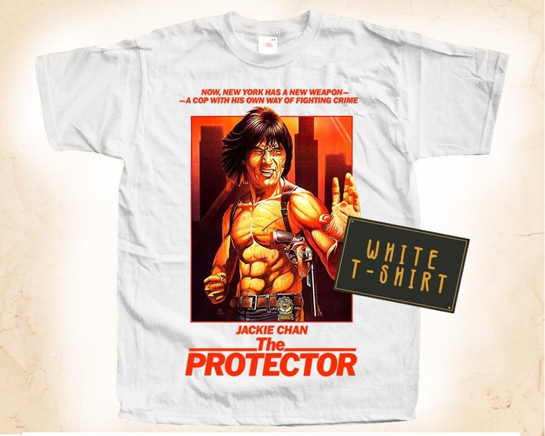 Jackie Chan Jackie Chan the Protector Tshirt Vintage Natural Color Men ...