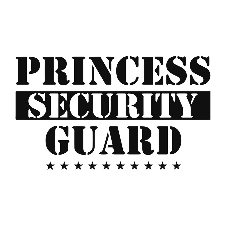 Princess Security Guard Svg Dxf Png Download - Etsy