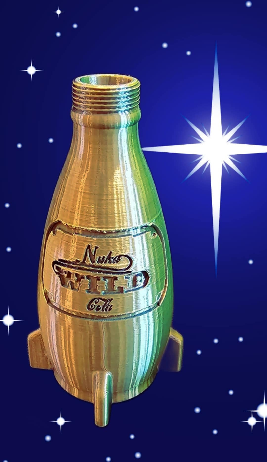 Nuka WILD Cola Bottle With CAP 3D Print Fallout 76 Color Choice - Etsy